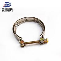 China Stainless Steel V-Band Clamp Exhaust Pipe Connector 1201-11178 for Bus OEM Custom Length for sale