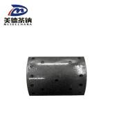 China Bus Rear Friction Plate with Brake Shoes for Repair Replace CCC Certified Standard Size for sale