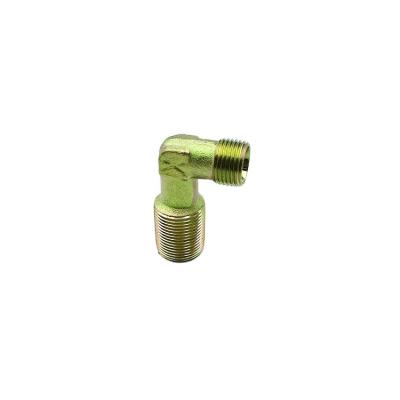 China FAW Oil Filter Threaded Joint Carbon Steel Elbow Connector Chassis 3513407-D814 for sale