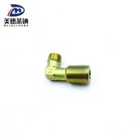 China FAW Oil Filter Threaded Joint Carbon Steel Elbow Connector Chassis 3513407-D814 for sale