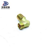China FAW Oil Filter Threaded Joint Carbon Steel Elbow Connector Chassis 3513407-D814 for sale