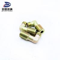 China FAW Oil Filter Threaded Joint Carbon Steel Elbow Connector Chassis 3513407-D814 for sale