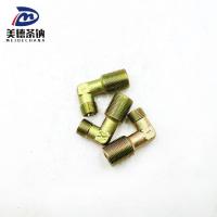 China FAW Oil Filter Threaded Joint Carbon Steel Elbow Connector Chassis 3513407-D814 for sale