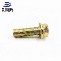 China Hexagon Flange Bolts Screw Hex Flange Head Cap Standard Size M10 M12 for Heavy Truck for sale