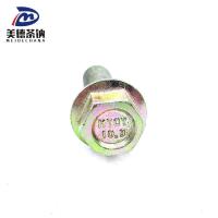 China Hexagon Flange Bolts Screw Hex Flange Head Cap Standard Size M10 M12 for Heavy Truck for sale