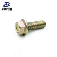 China Hexagon Flange Bolts Screw Hex Flange Head Cap Standard Size M10 M12 for Heavy Truck for sale