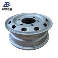 China Silver Machine Welded Tubeless Steel Truck Wheel Rim 3101015-DR850M Heavy Duty 1 Year Warranty for sale