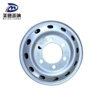 China Silver Machine Welded Tubeless Steel Truck Wheel Rim 3101015-DR850M Heavy Duty 1 Year Warranty for sale