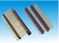 China 2.54mm Pin Header Dual Row Stright Type Gold Plated LCP Pcb Connector for sale