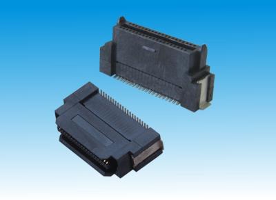 China 0.8mm Board to Board Female Header Connector SMT LCP 0.5A Black White for sale