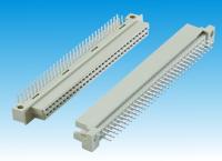 China DIN 41612 Female Dual Row Connector Straight Type For Power Control Machine for sale