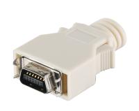 China 3M Male Straight 50 Pin SCSI Connector 2.54mm Pitch Solder Type Cable Mount for sale