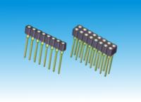 China Machined Pin Header Connector 2.54mm Pitch 3.0A Gold Plated L7.43mm for sale