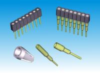 China DIP Machine Pin Headers 1.778mm With Insulator Height 3.0mm PBT Material for sale