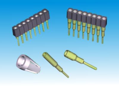China Functional Marchined Single Row Pin Header 1.778mm DIP 3.0A Current Rating for sale