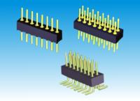 China Gold Marchined DIP IC Socket 1.778mm Insulation Resistance Height 2.8mm for sale