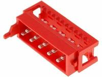 China 1.27mm Micro Match Connector Plug IDC Type 3A 200V for Assembly Cable for sale