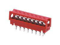 China 1.27mm Micro Match Connector Plug IDC Type 3A 200V for Assembly Cable for sale