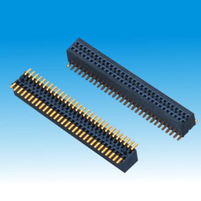 China 0.8 X 1.2 Mm Female Pin Header Connector Dual Row SMT Type High Flatness for sale