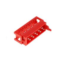 China Micro Match Amp Header Connector 1.27mm Pitch Red Color Long Lifespan for sale