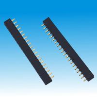 China 1.0 mm H 2.0  Single Row Bottom Entry Straight Type Female Header Connector for sale