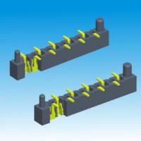 China 1.27 mm H2.0 Dual Row SMT Type Female Header Connector with Post for sale