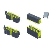 China 1.27mm Pitch 8.5mm Height Dual Row SMT Female Header Connector 1A 500V for sale
