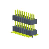 China 1.0mm Board Spacer Dual Row SMT for sale