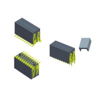 China 1.27x2.54mm Dual Row Female Header Connector SMT Type 5.7mm Height for sale