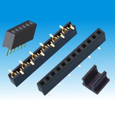 China 2.0 mm Pitch H 2.0 Single Row Female Header Connector SMT Type for sale