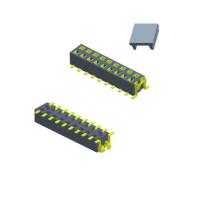 China Upper Contact Dual Row Pin Header H 2.2 Female SMT Type Insulation Resistance for sale