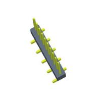China Brass Pin PCB Header Connector One Row Straight Right Angle Wear Resistant for sale
