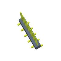 China Brass Pin PCB Header Connector One Row Straight Right Angle Wear Resistant for sale