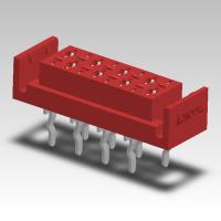 China 1.27mm Micro Match Connector , Amp Header Connector DIP Type Wear Resistant for sale