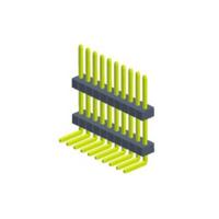 China 1.27mm 0.40SQ Board Spacer Single Row Straight Right Angle for sale