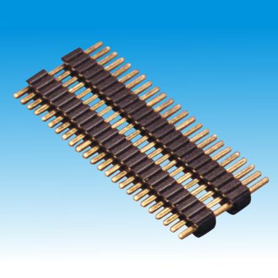 China 1.27mm 0.40SQ Board Spacer Single Row Straight Right Angle for sale