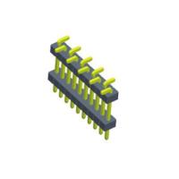 China 0.8x1.2mm Dual Row SMT Right Angle Pin Header 1A 500V Board Spacer for sale