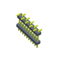 China 0.8x1.2mm Dual Row SMT Right Angle Pin Header 1A 500V Board Spacer for sale