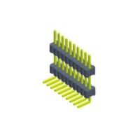 China Industrial PCB Header Connector , Single Row Header Connector Signal Transmission for sale