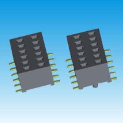 China 2mm Dual Row Header Connector SMT Type Signal Transmission Height 2.8 for sale
