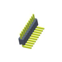 China 1.27mm 0.40SQ Pin Header Single Row Straight Right Angle for sale