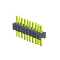 China 1.27mm 0.40SQ Pin Header Single Row SMT for sale