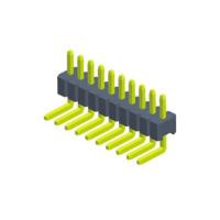 China 1.27mm 0.40SQ Pin Header Single Row SMT for sale