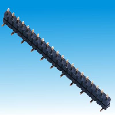 China 0.40SQ Board PCB Header Connector , Spacer Single Row Pin Header SMT 1.27mm for sale
