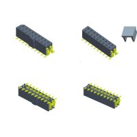 China SMT U Type 2mm Pitch Header Dual Row Female Height 4.3 Polyester Insulator for sale
