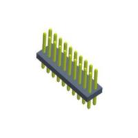 China 1.27mm Pin Header Dual Row Straight Right Angle Polyester Insulator for sale