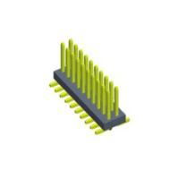 China 1.27mm Pin Header Dual Row Straight Right Angle Polyester Insulator for sale