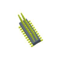 China 1.27mm Pin Header Dual Row Straight Right Angle Polyester Insulator for sale
