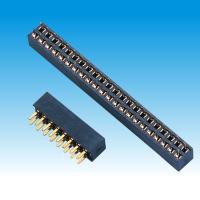 China 2.0 mm Pitch H 4.3 Dual Row Female Header Connector Straight Type for sale