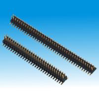 China 1.27mm Pin Header Dual Row SMT Connector 1A 500V Board Spacer for sale